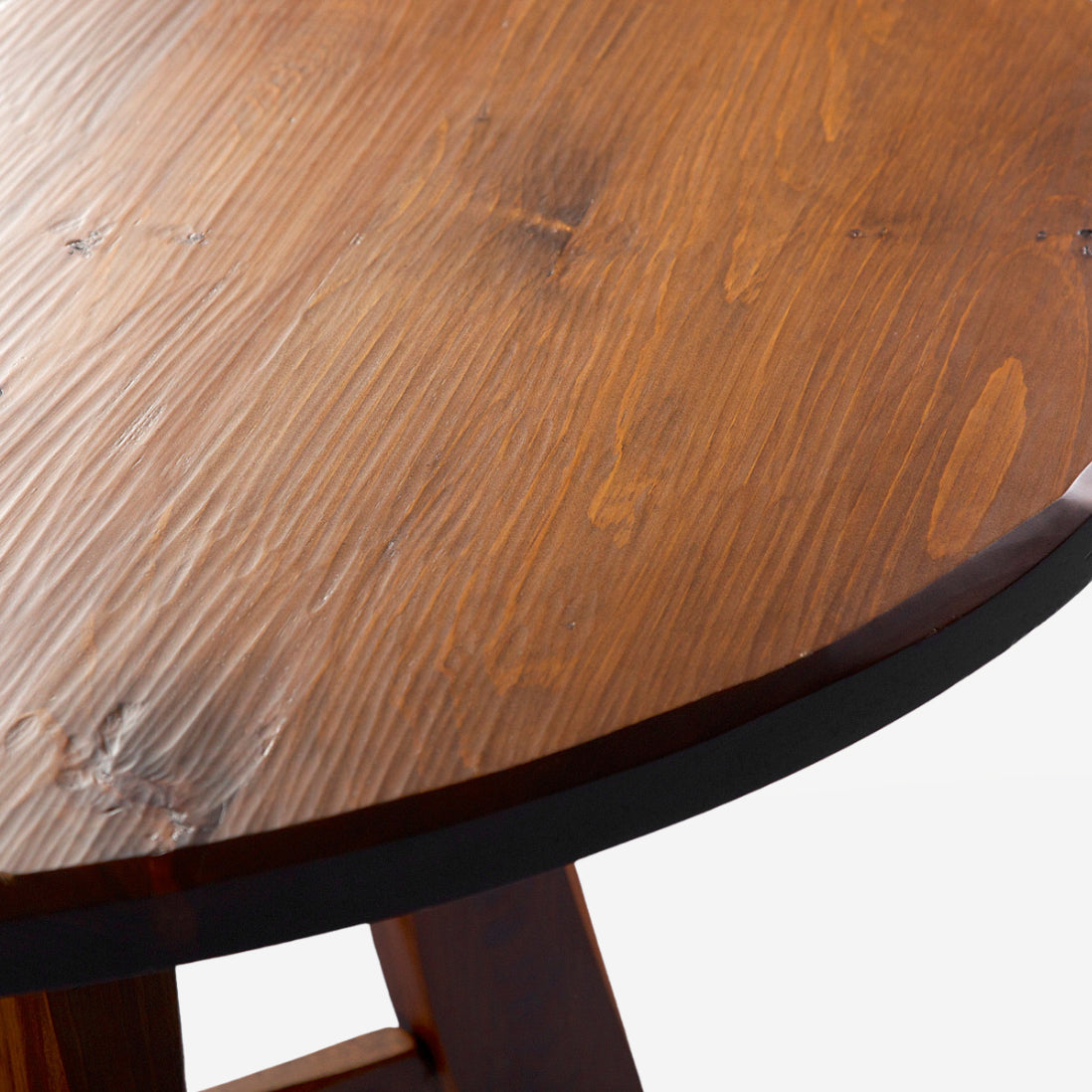 Country Round Extension Table | Round Table with Leaf Extension | HUNT ...